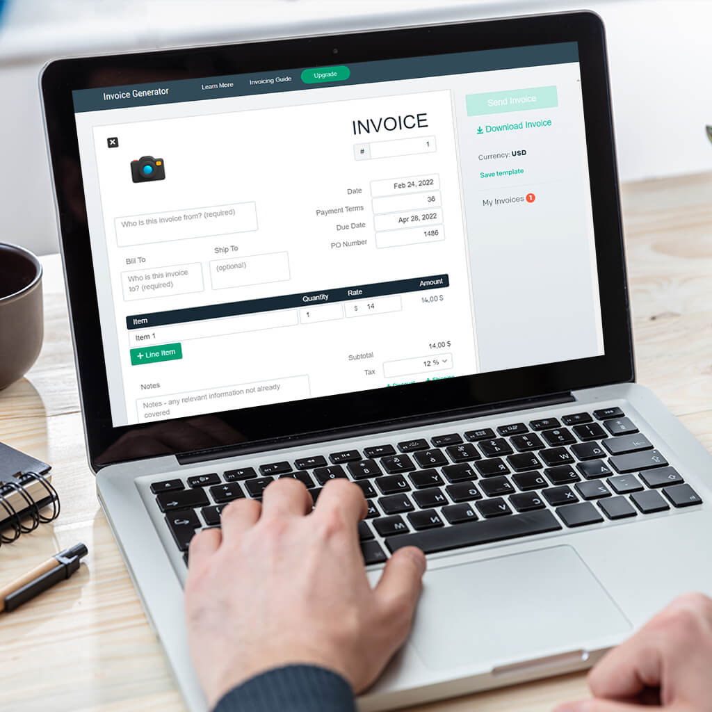 How To Customize New Client Invoice Templates - School Drillers