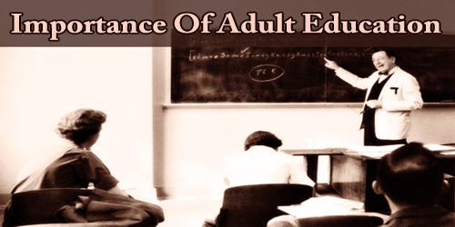 Importance Of Adult Education In The Society - School Drillers