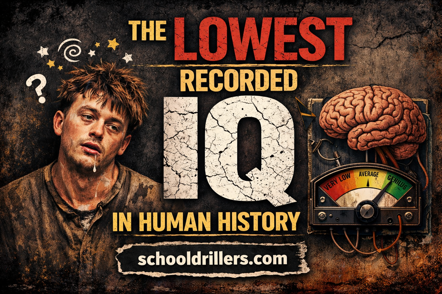 The Lowest Recorded IQ in Human History - School Drillers